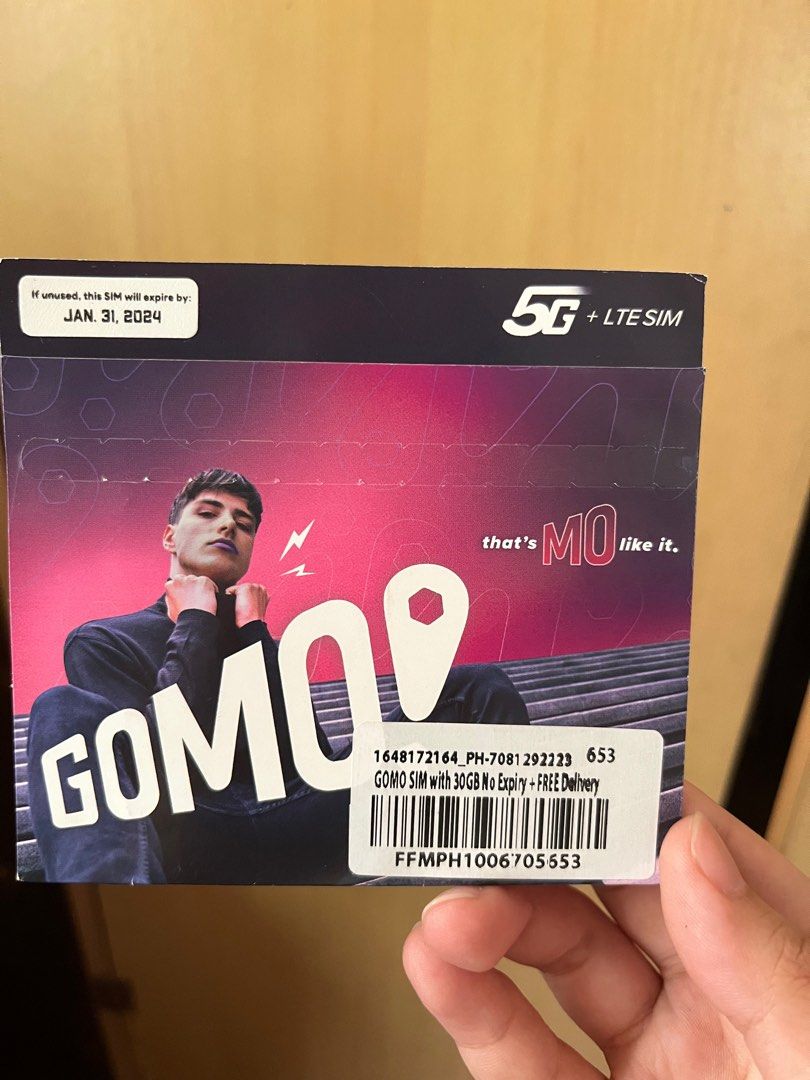GOMO Sim with 30GB No Expiry, Mobile Phones & Gadgets, Mobile & Gadget ...