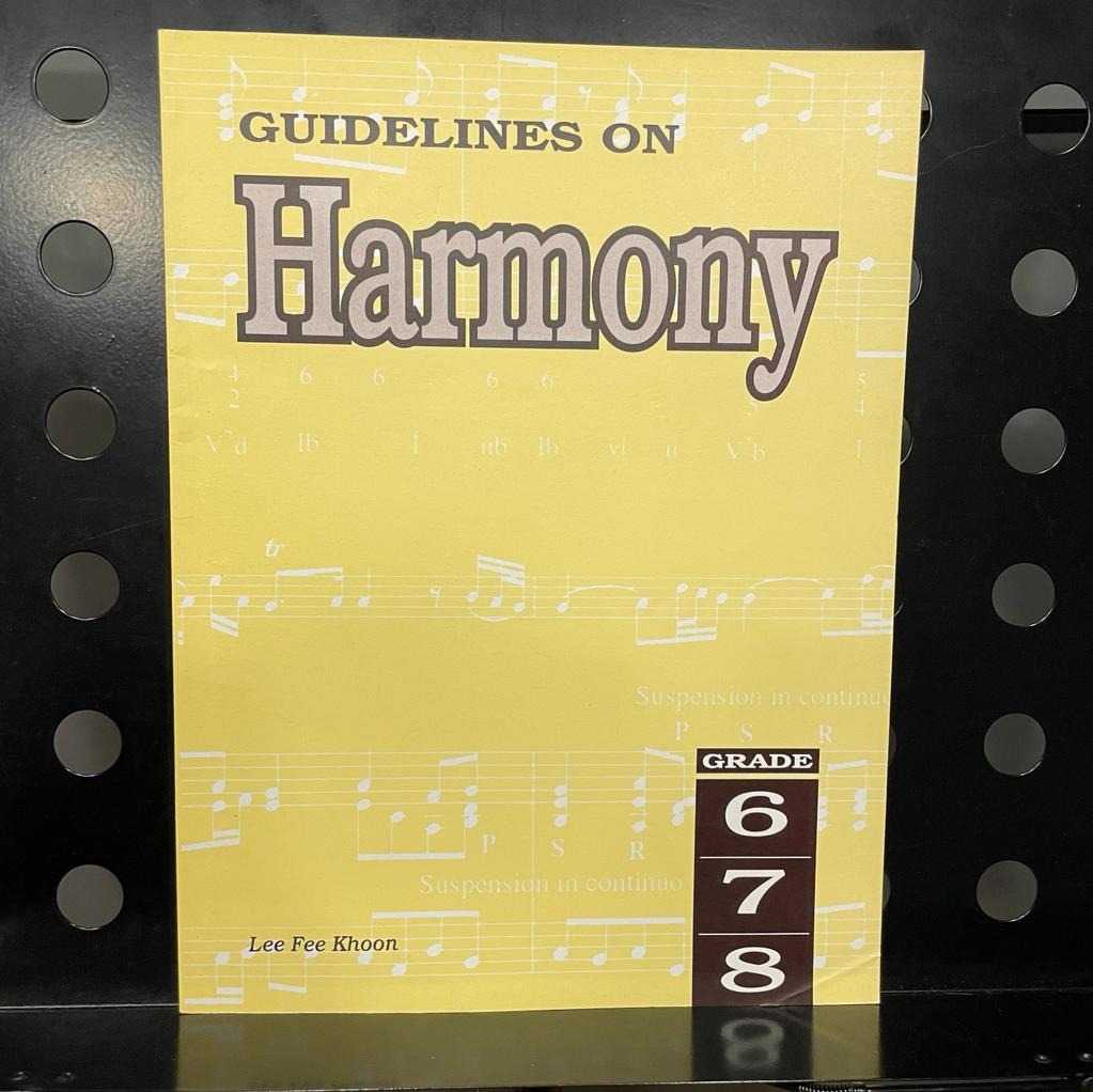 Guidelines on Harmony Grade678, 興趣及遊戲, 音樂樂器 & 配件, 音樂與媒體 - 樂譜 - Carousell