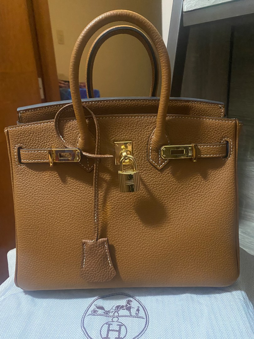 H birkin tan tote bag birkin 25, Women's Fashion, Bags & Wallets, Tote ...