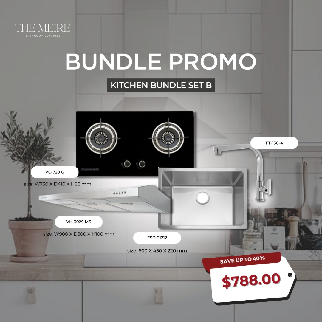 Hari Raya Promo! Kitchen Bundle Set B only $788.00, Furniture & Home ...
