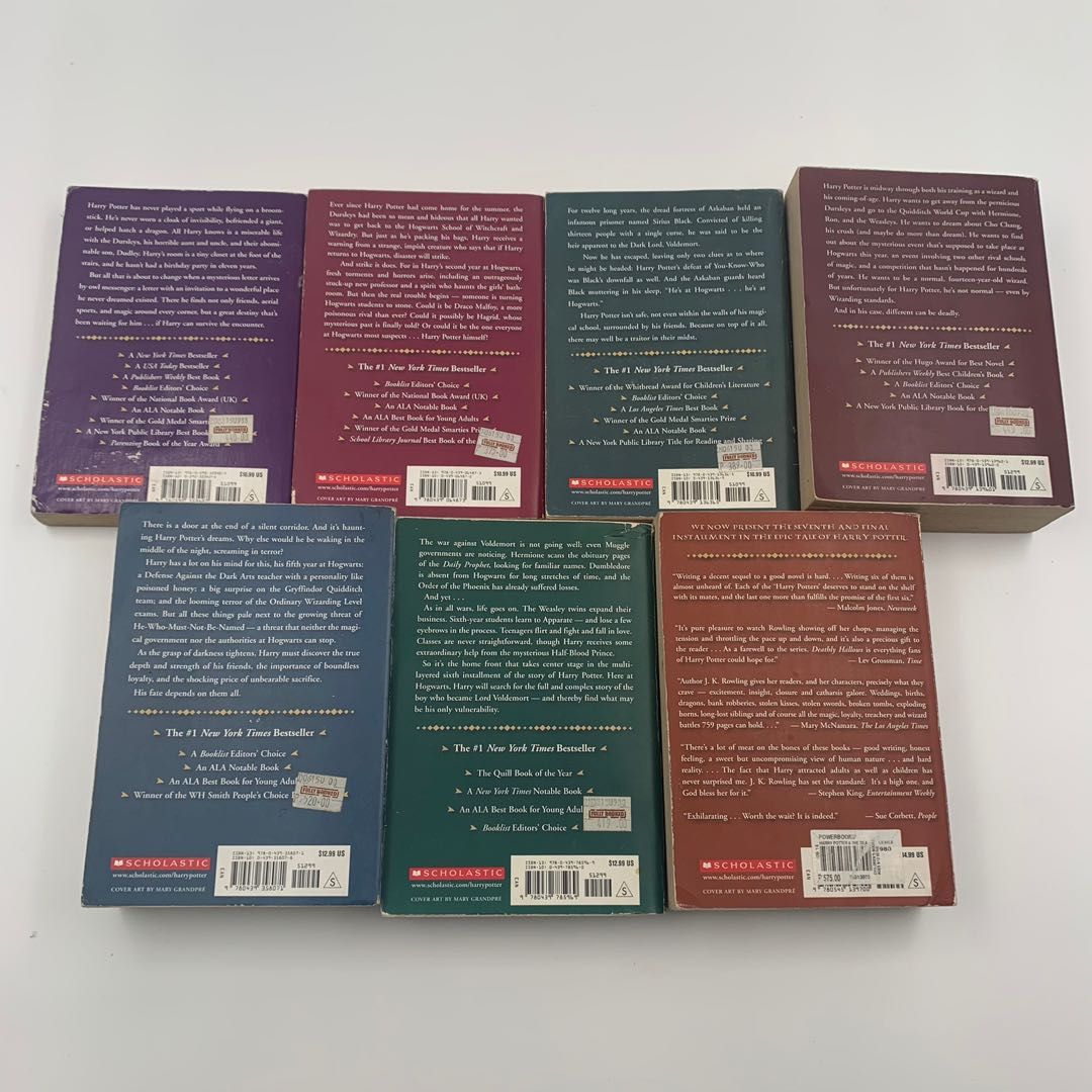 Harry Potter Set (+FREE Dobby Book), Hobbies & Toys, Books & Magazines ...