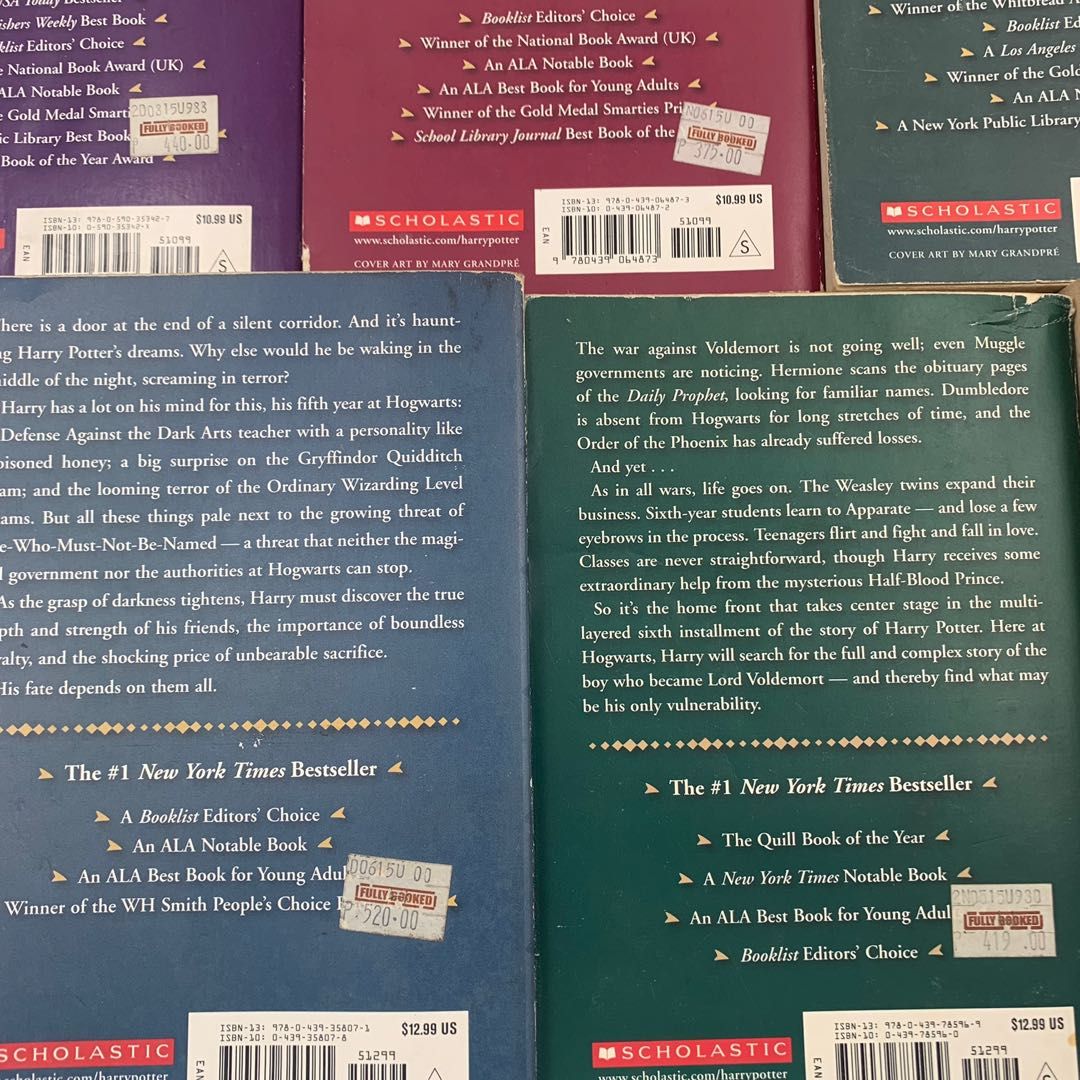 Harry Potter Set (+FREE Dobby Book), Hobbies & Toys, Books & Magazines ...