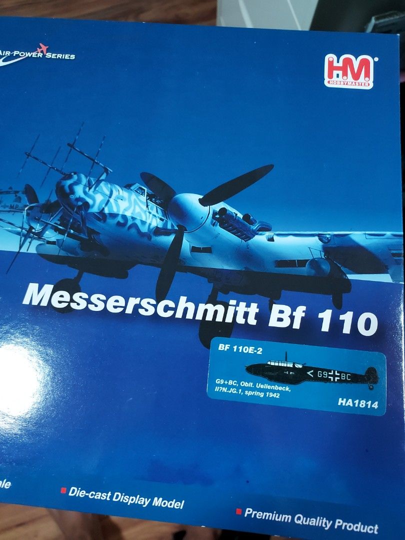 Hobby Master WW2 BF110G night fighter HA1814, Hobbies & Toys ...