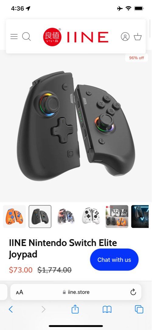 IINE Elite Switch Controller, Video Gaming, Gaming Accessories ...