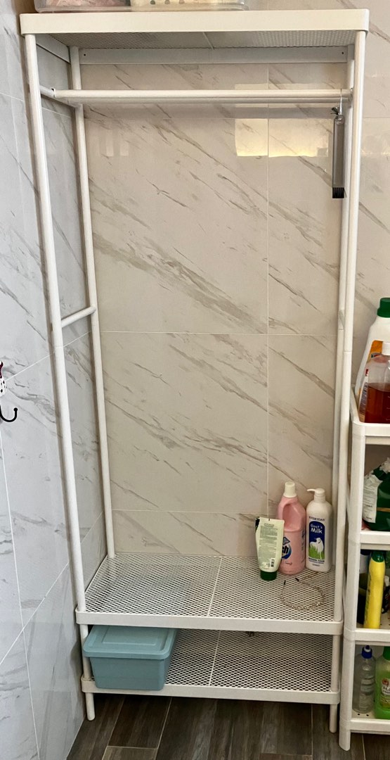 IKEA Steel Rack, Furniture & Home Living, Furniture, Shelves, Cabinets ...