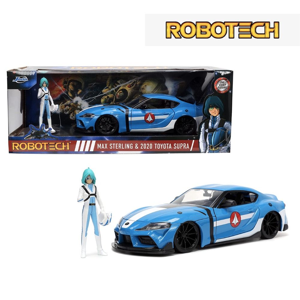 Jada 1/24 Scale Robotech Toyota Supra Die-cast Car w/ 2.75" Max ...