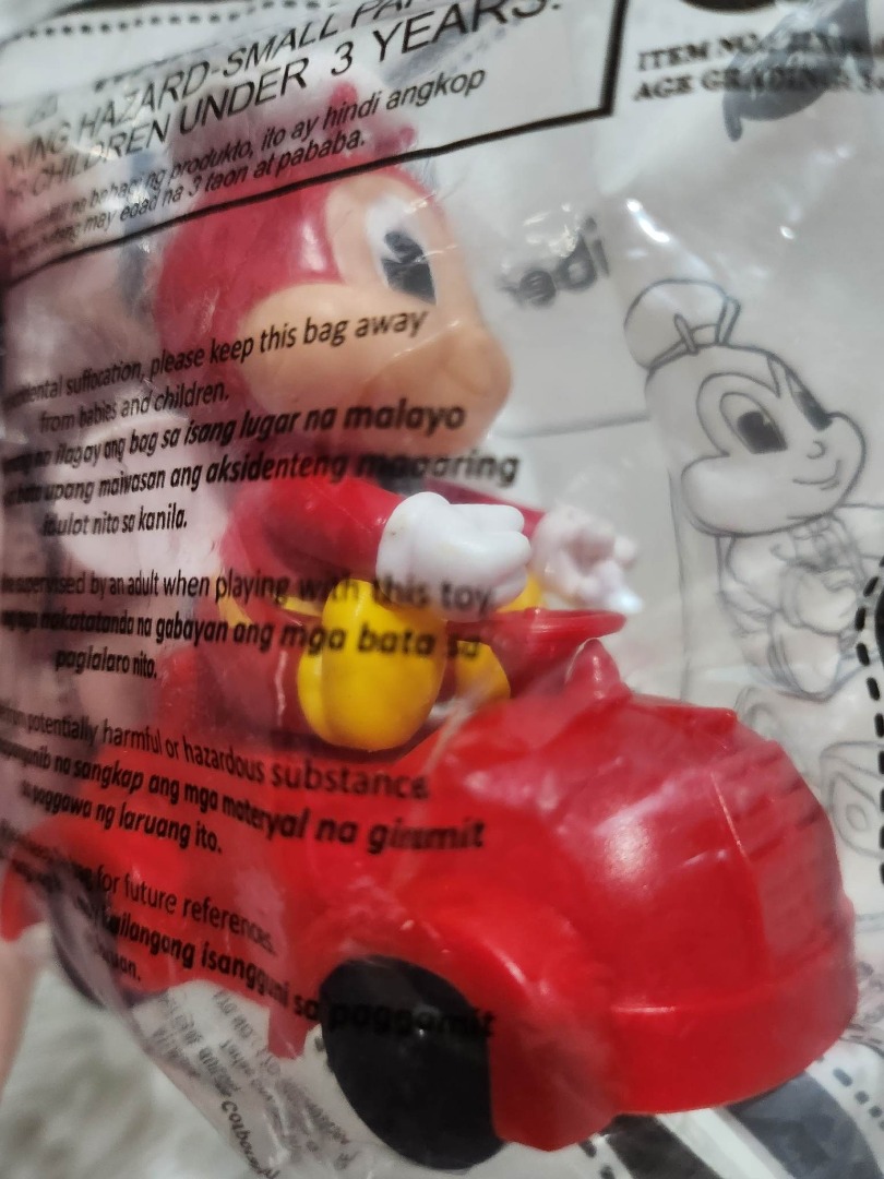 JOLLIBEE Toy Car - Original, Hobbies & Toys, Toys & Games on Carousell