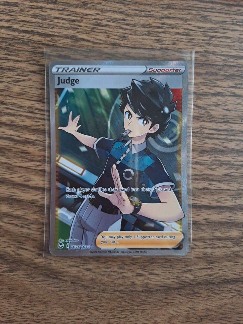 Judge Trainer FA Full Art Pokemon Card, Hobbies & Toys, Toys & Games on ...