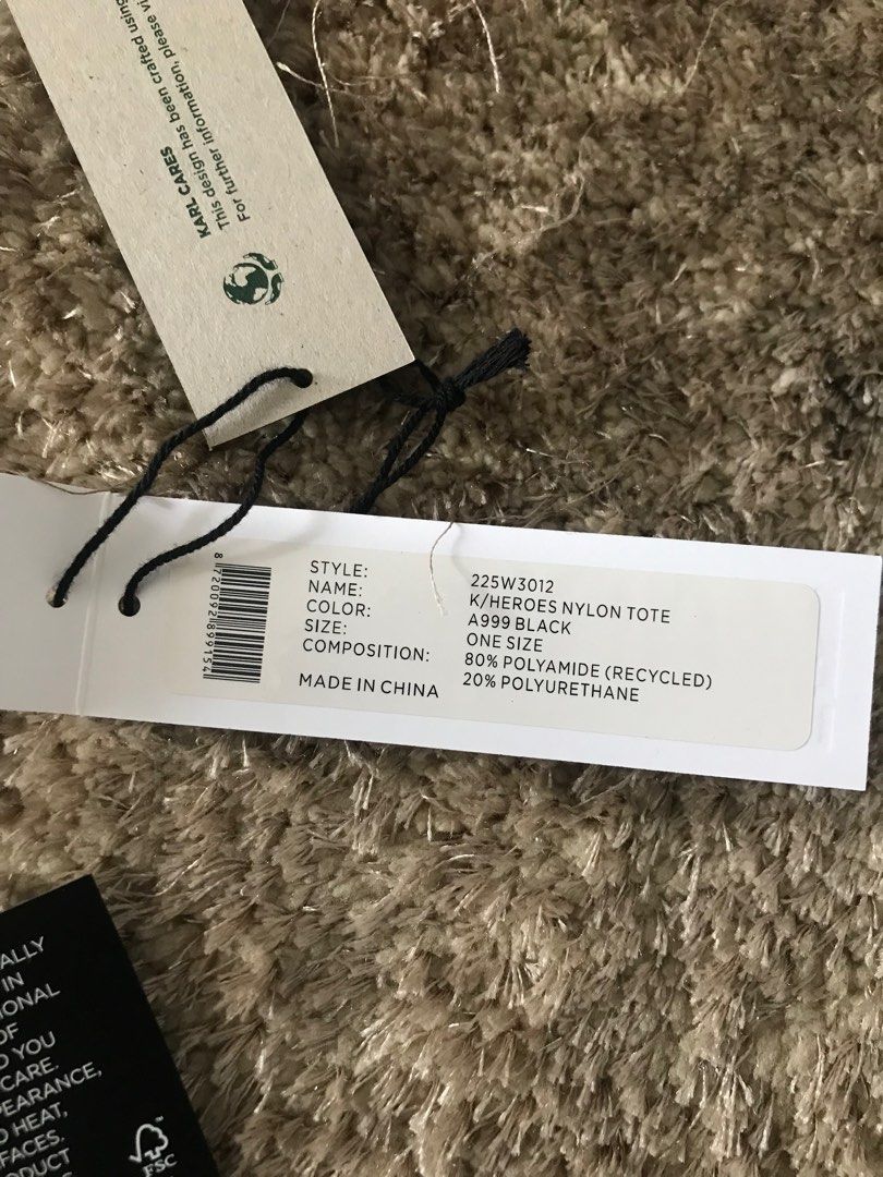 karl lagerfeld booklet tag price tag label tas aksesoris baju dll bebas ...