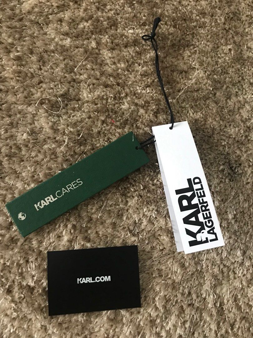 karl lagerfeld booklet tag price tag label tas aksesoris baju dll bebas ...