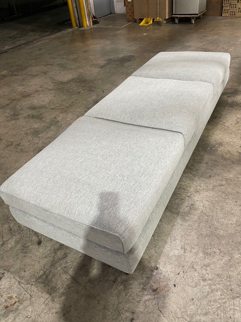 King 3 seater without back rest, Furniture & Home Living, Furniture ...