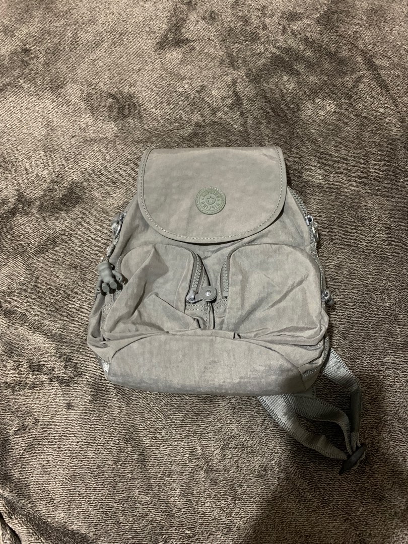 Kipling Grey Mini Backpack on Carousell