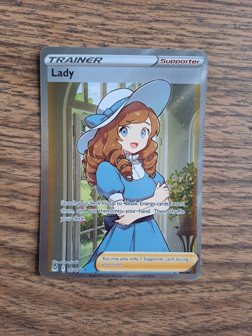 Lady Trainer FA Full Art Waifu Pokemon Card, Hobbies & Toys, Toys ...