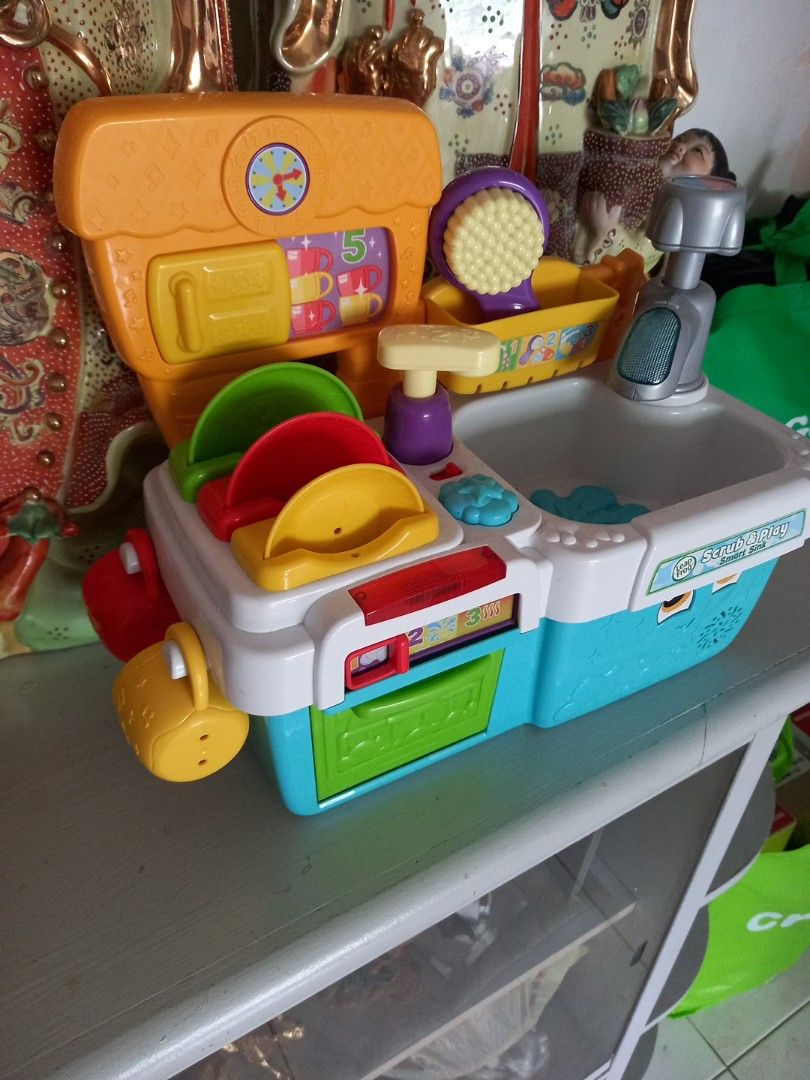 Leap Frog Scrub and Play Smart Sink, Babies & Kids, Infant Playtime on ...