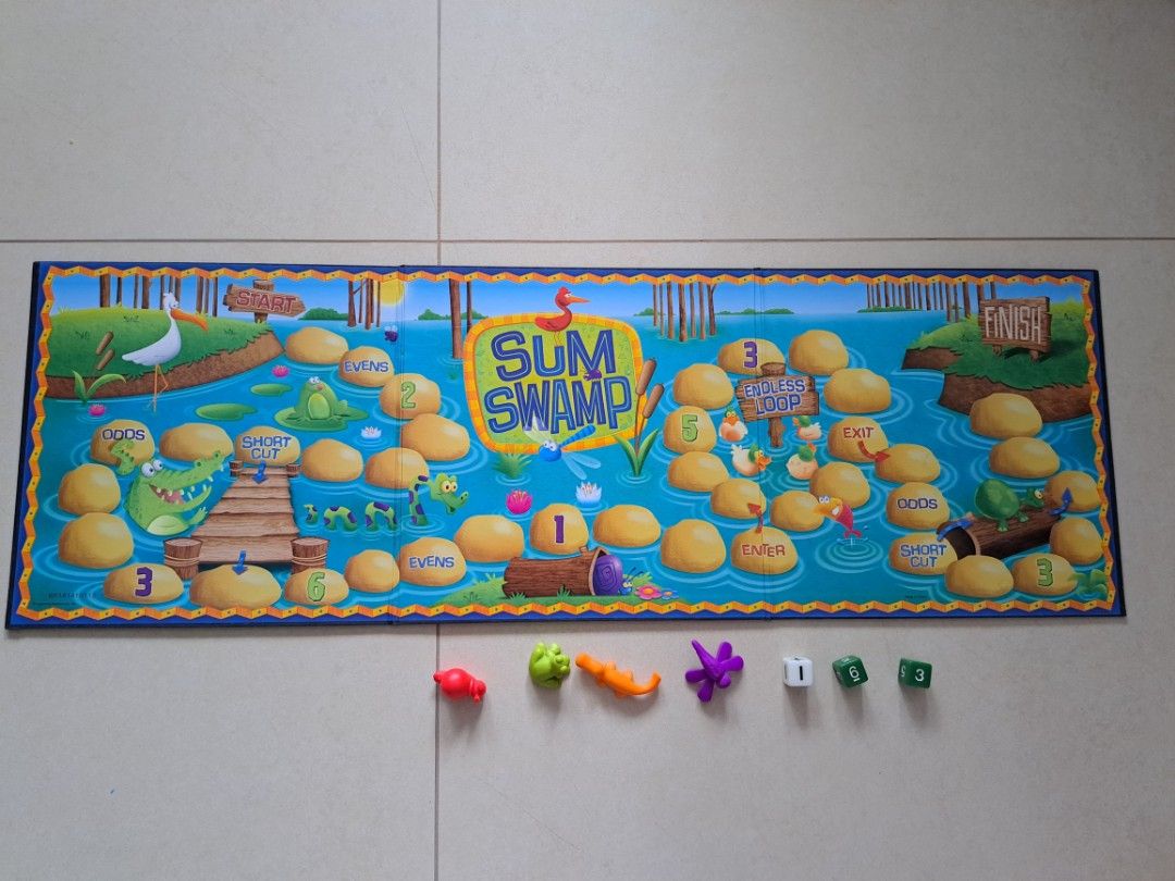 Learning Resource Sum Swamp Addition Subtraction, Hobbies & Toys, Toys ...