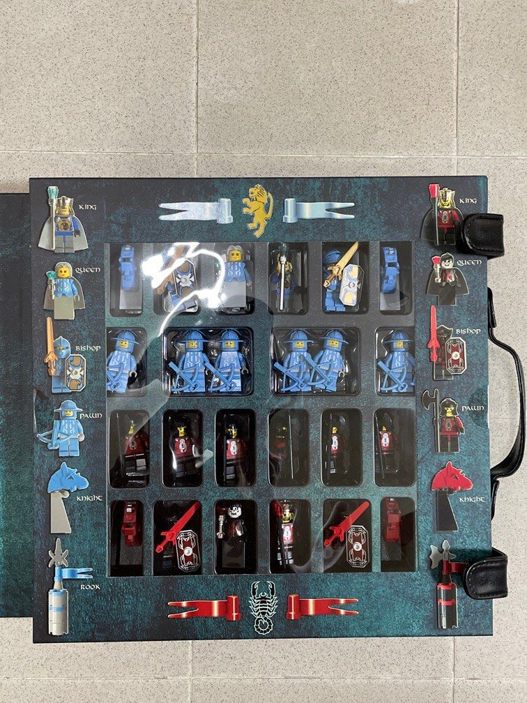 Lego Knights Kingdom Chess Set, Hobbies & Toys, Toys & Games on Carousell