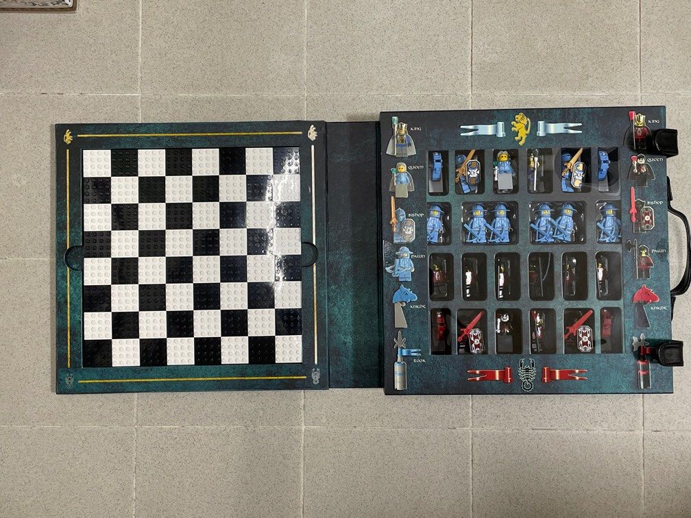 Lego Knights Kingdom Chess Set, Hobbies & Toys, Toys & Games on Carousell