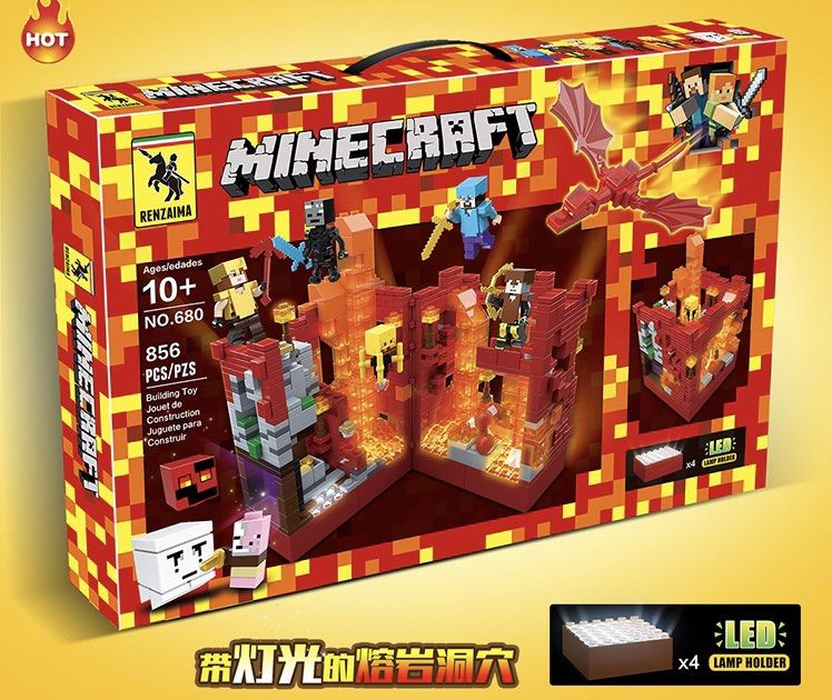 Lego Minecraft Building Blocks Play set for Adult Kids Children Family ...