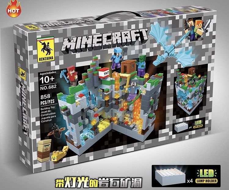 Lego Minecraft Building Blocks Play set for Adult Kids Children Family ...