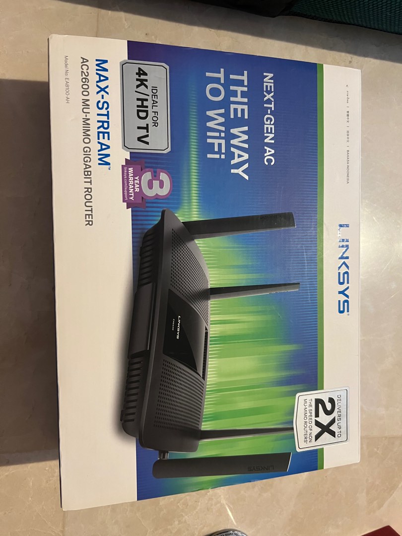 Linksys AC2600 Router, Computers & Tech, Parts & Accessories ...