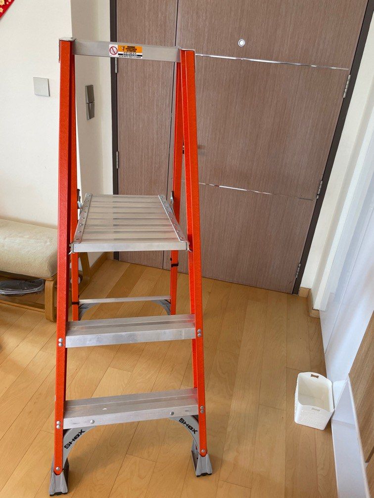 LOUISVILLE FP1503 3' FIBERGLASS PLATFORM STEP LADDER, Furniture & Home ...