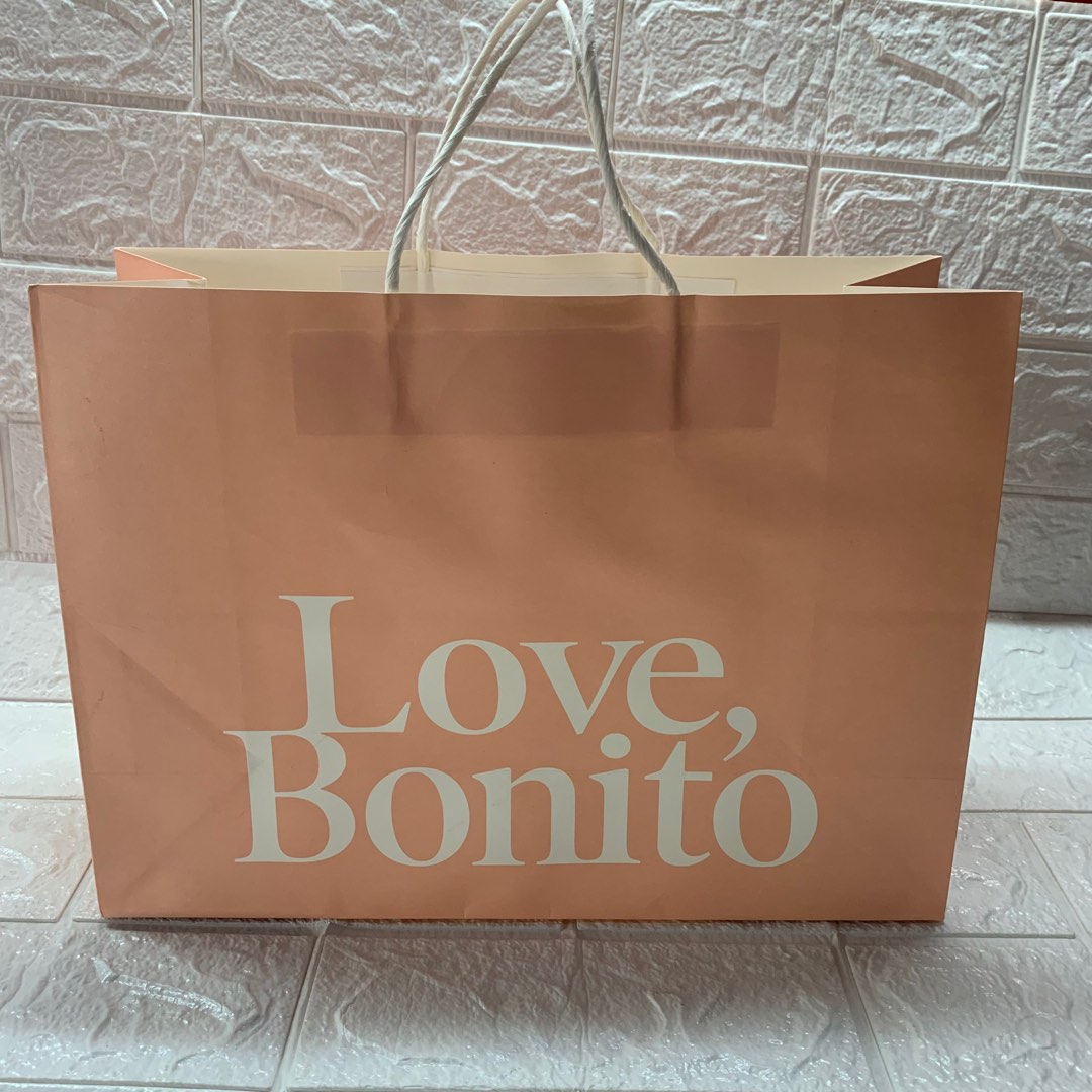 Love Bonito Paper Bag on Carousell