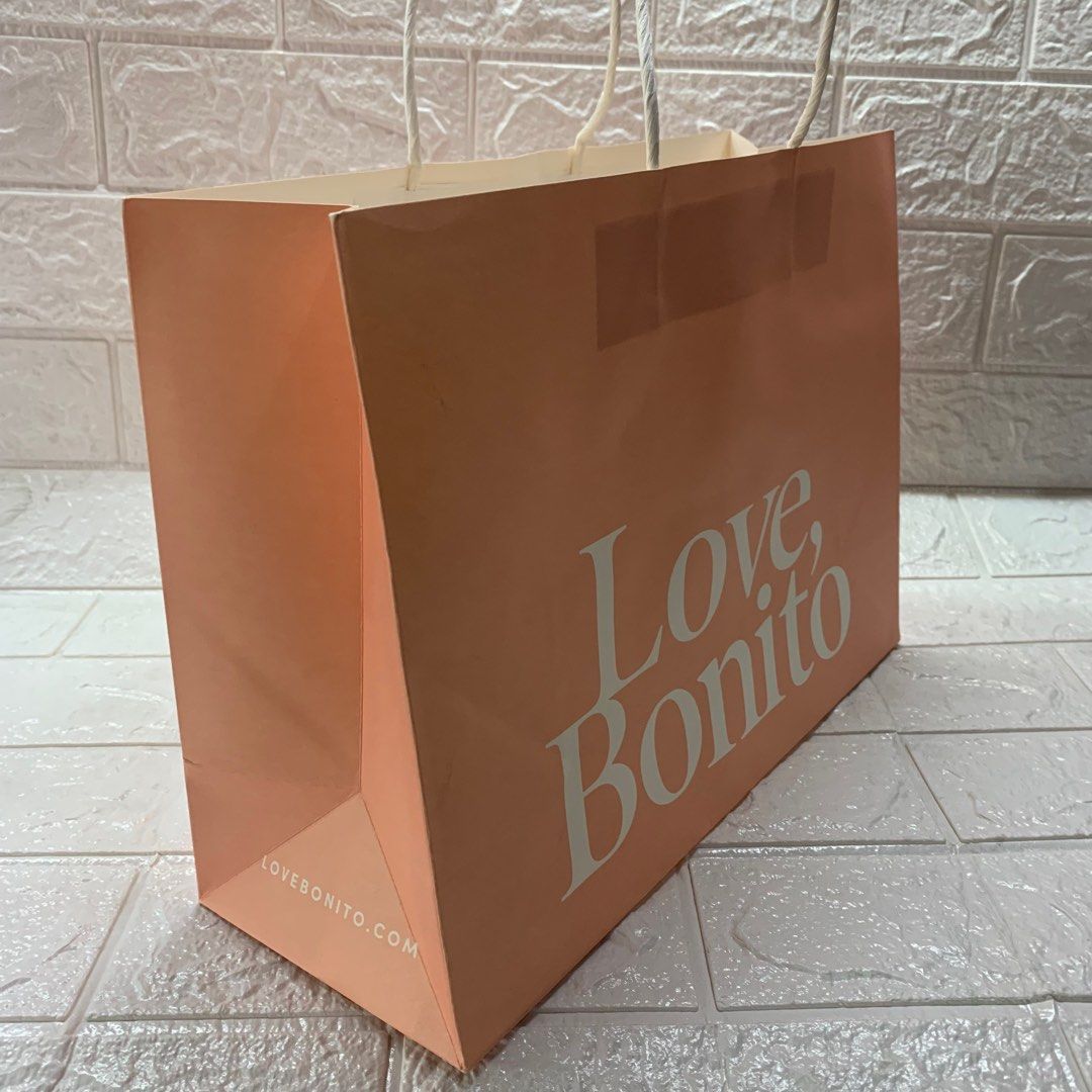 Love Bonito Paper Bag on Carousell