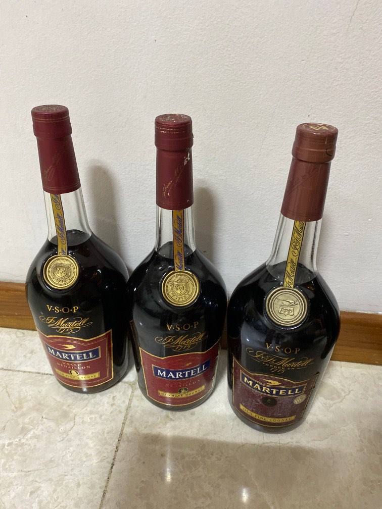 Martell Medallion Old Fine Cognac 1l, Food & Drinks, Beverages on Carousell