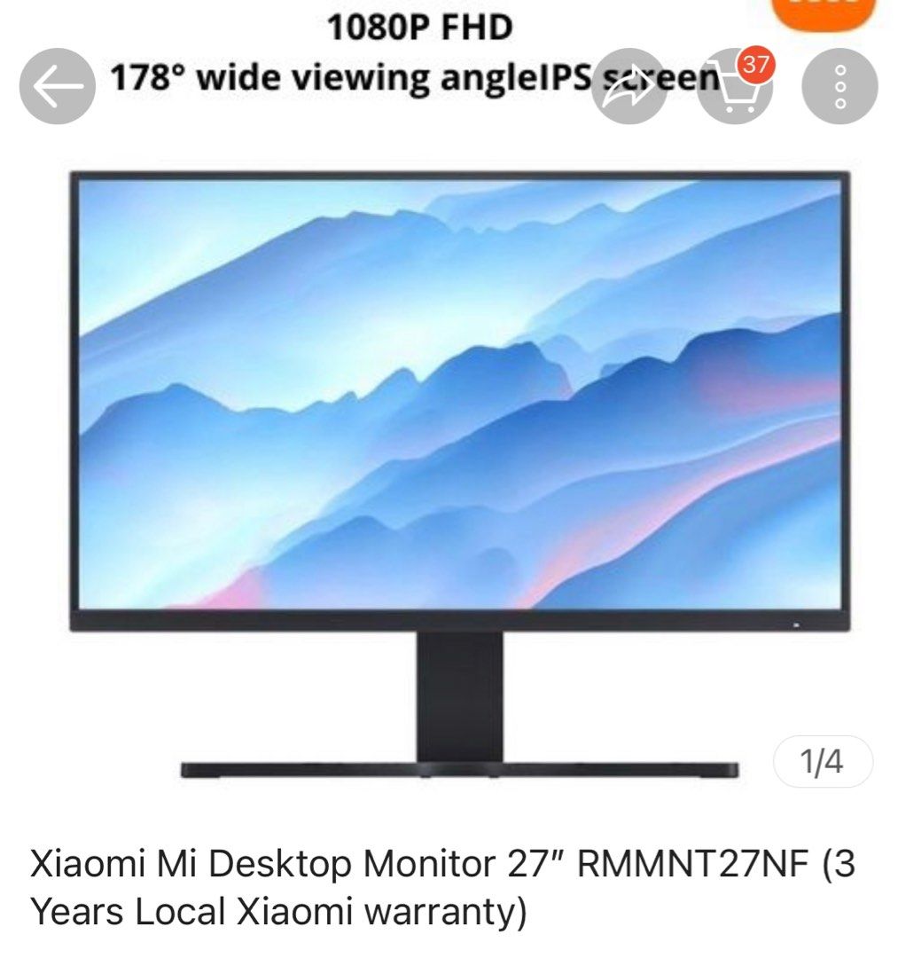 MI 27 inch display monitor, Computers & Tech, Parts & Accessories ...