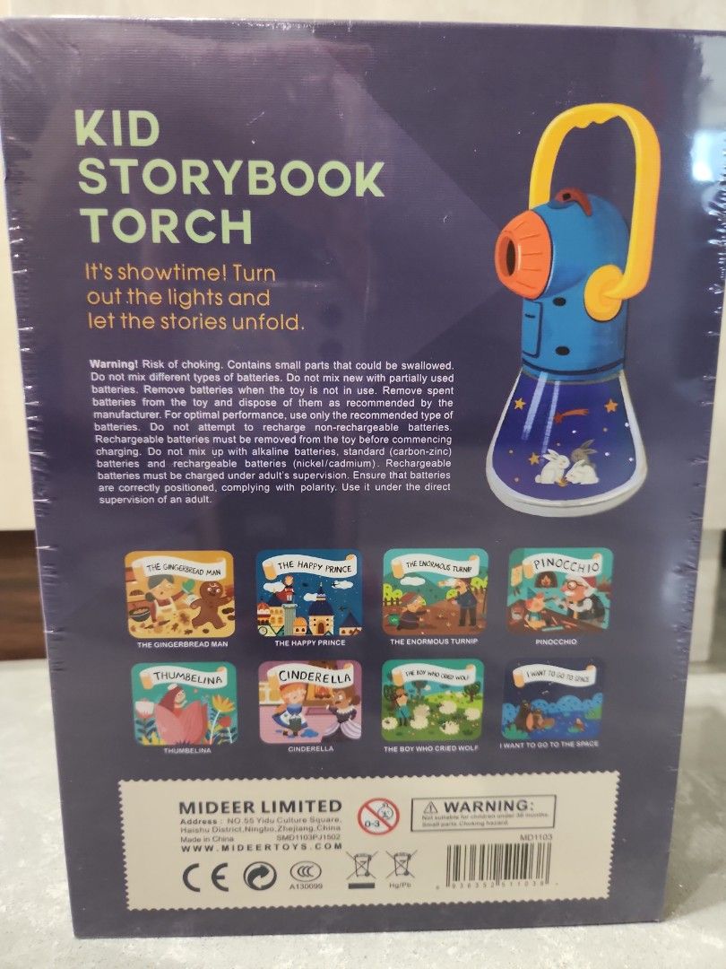Mideer Kid Storybook Torch, Hobbies & Toys, Toys & Games on Carousell