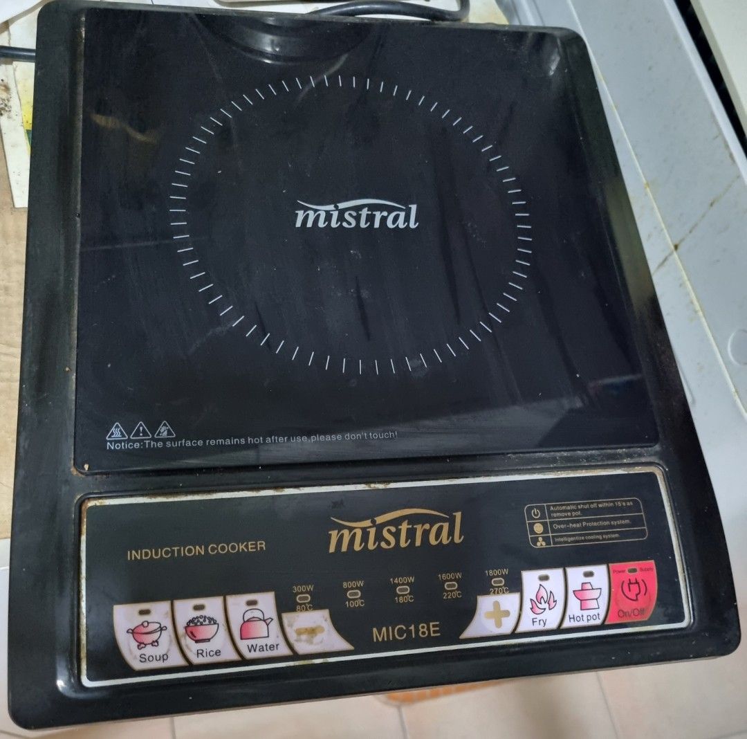 Mistral 1800W Multo-function Induction Cooker - MIC18E, TV & Home ...