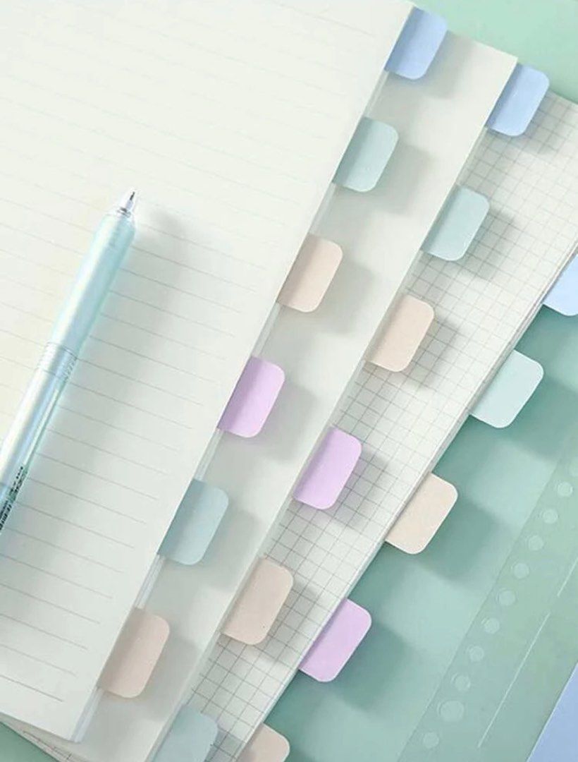 mixed colour sticker tabs, Hobbies & Toys, Stationery & Craft ...