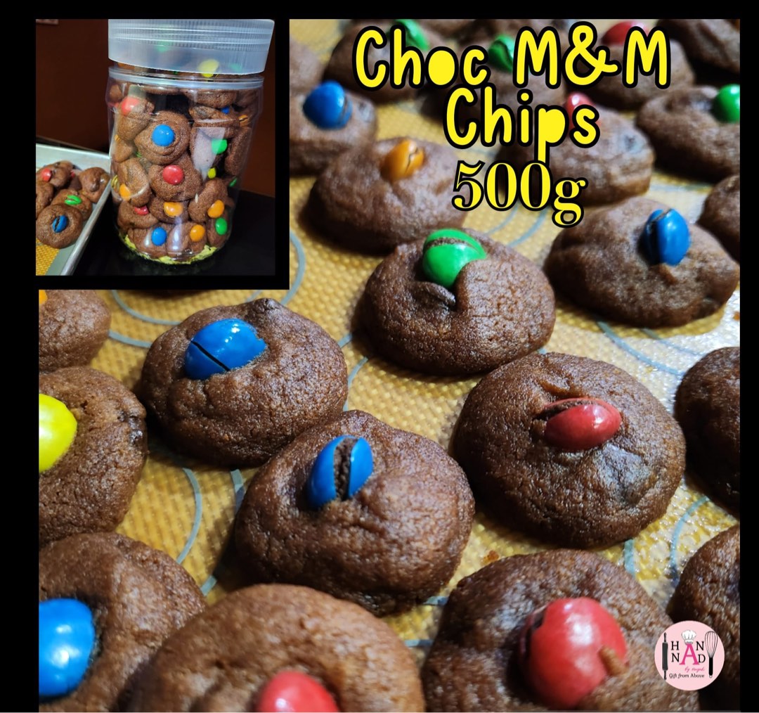 M&m chips, Food & Drinks, Homemade Bakes on Carousell