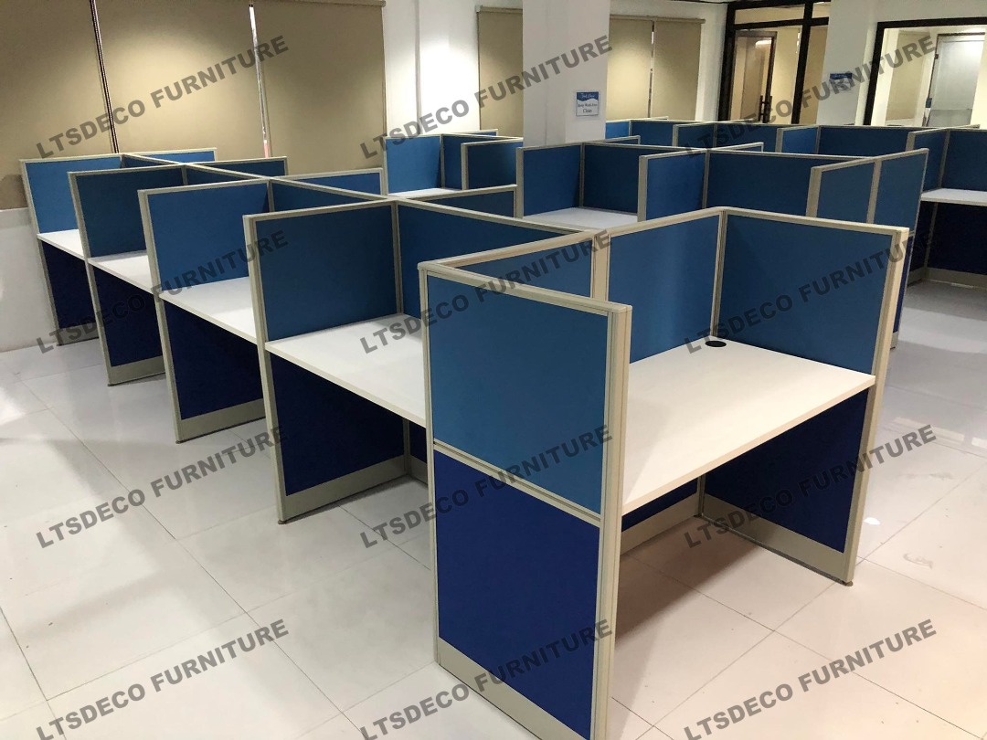 MODULAR TABLES OFFICE PARTITION FULL FABRIC CUBICLES OFFICE FURNITURE ...