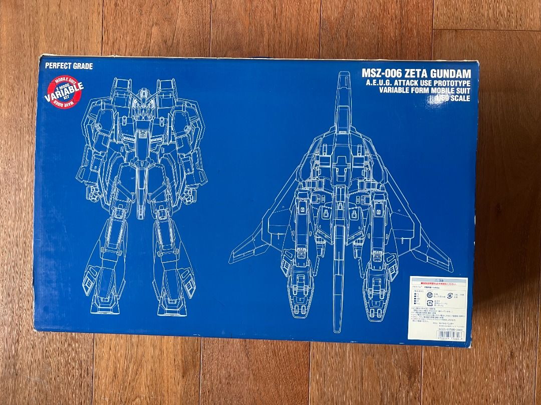 MSZ-006 ZETA GUNDAM Perfect Grade, 興趣及遊戲, 玩具 & 遊戲類 - Carousell