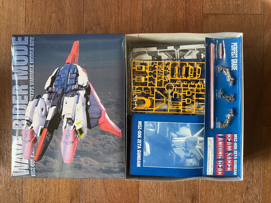MSZ-006 ZETA GUNDAM Perfect Grade, 興趣及遊戲, 玩具 & 遊戲類 - Carousell