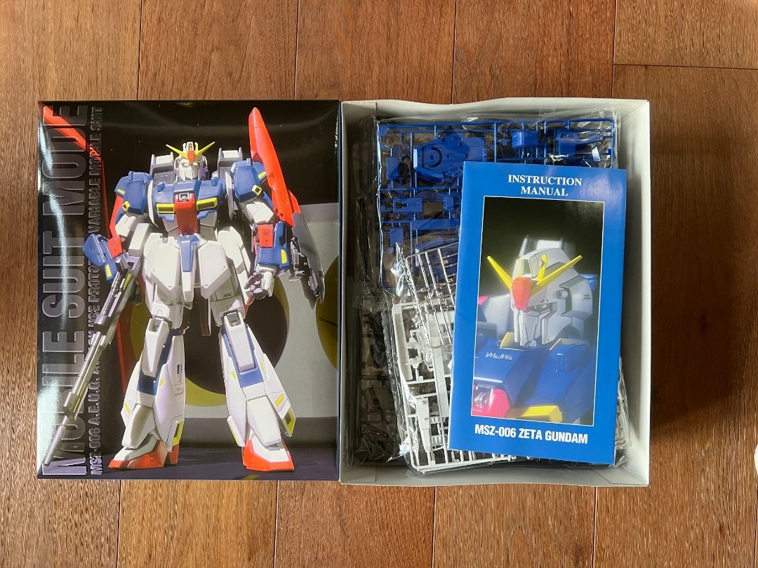 MSZ-006 ZETA GUNDAM Perfect Grade, 興趣及遊戲, 玩具 & 遊戲類 - Carousell