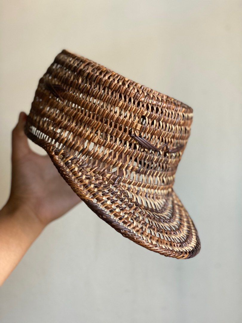 Native Rattan Summer Hat on Carousell
