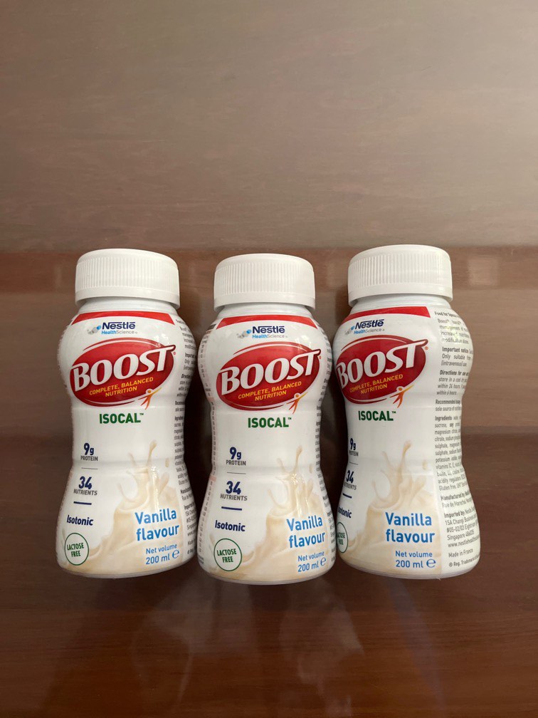 Nestle Boost (vanilla flavour) halal, Health & Nutrition, Health ...