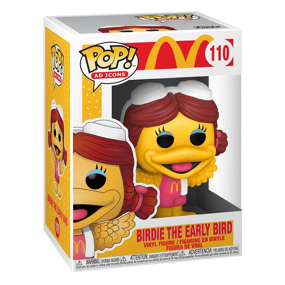 (NEW) Funko Pop! No. 110 Mcdonald's Birdie The Early Bird Figurine ...