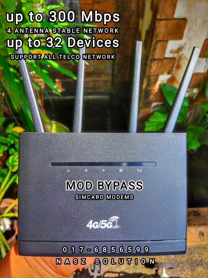 NEW Simcard CPE MOD Modem Router Unlimited Wifi Hotspot V12 C300 RS890 ...