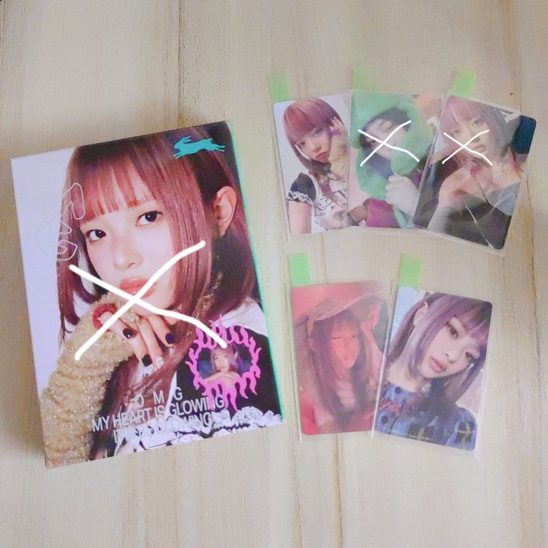 NEWJEANS OMG Hanni Message Card Tingi, Hobbies & Toys, Memorabilia ...