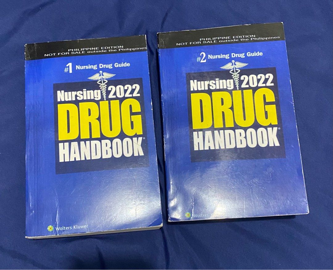 Nursing Drug Handbook Set, Hobbies & Toys, Books & Magazines, Textbooks on Carousell