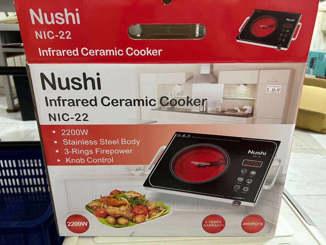 Nushi Infrared Ceramic Cooker, TV & Home Appliances, Kitchen Appliances ...
