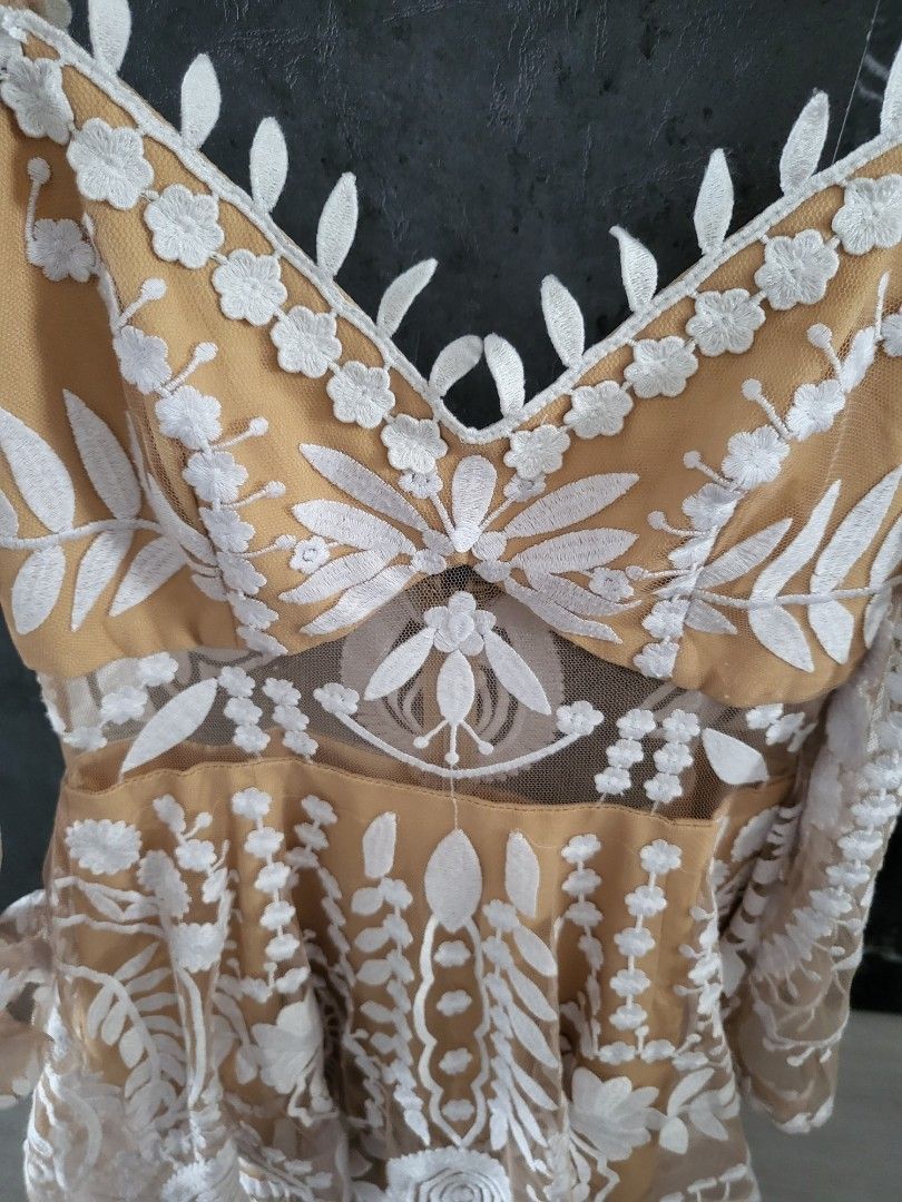 Off shoulder tummy revealing dress, Women's Fashion, Dresses & Sets ...