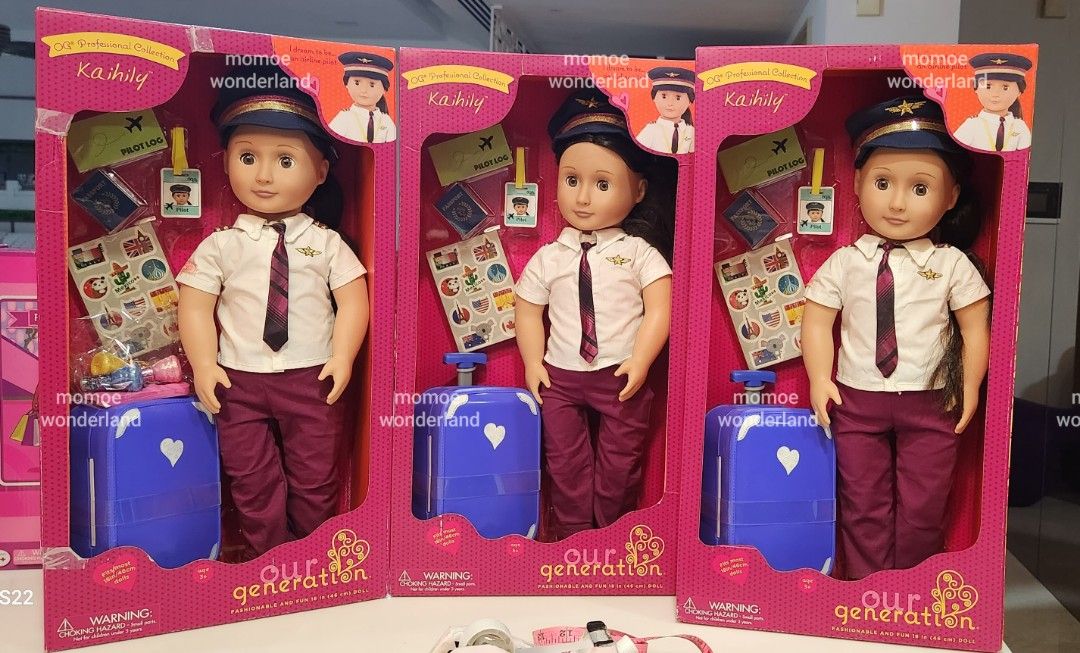 OUR GENERATION KAIHILY PILOT DOLL, Hobbies & Toys, Toys & Games on ...