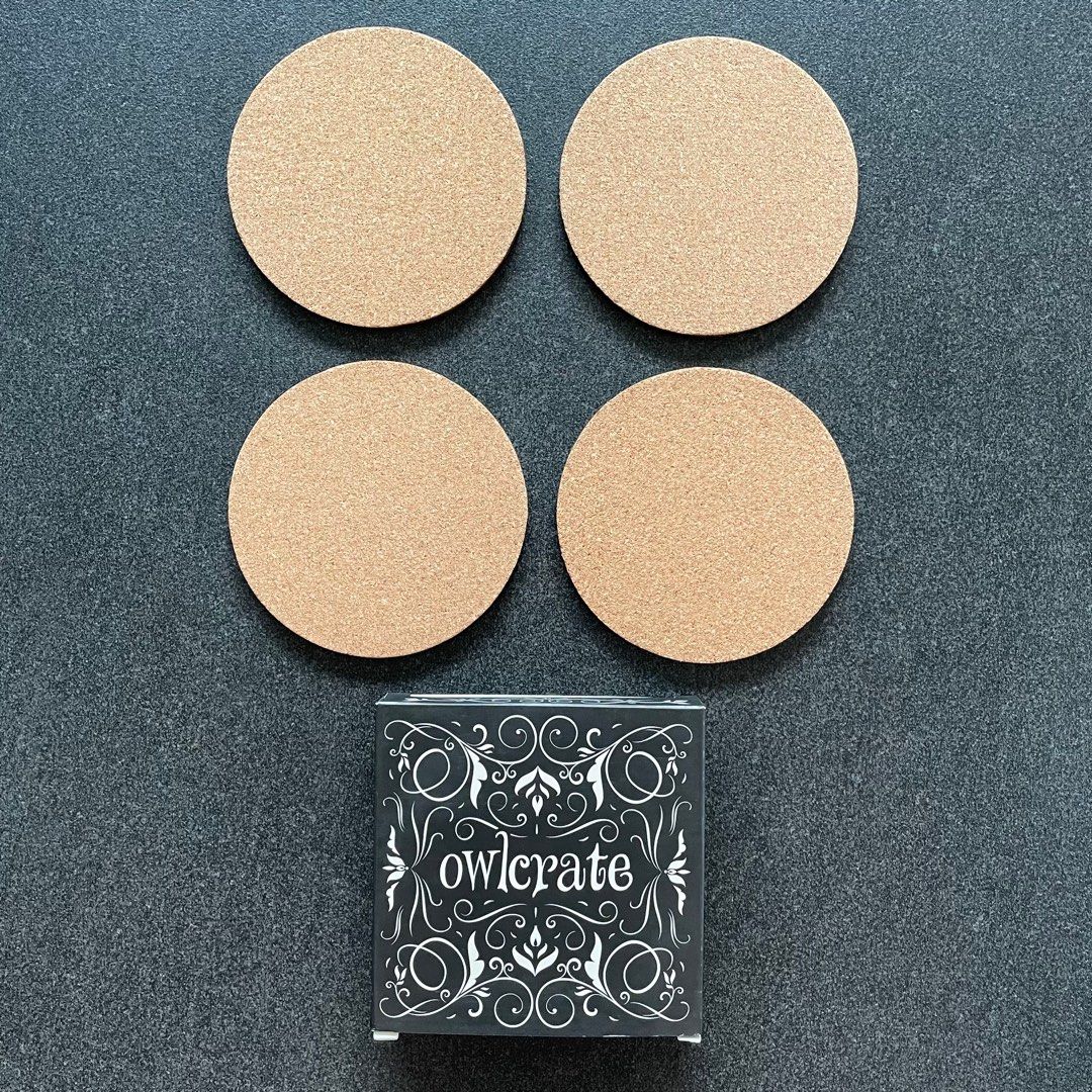 Owlcrate Haunted Hearts Gothic Coaster Set, Hobbies & Toys, Books ...