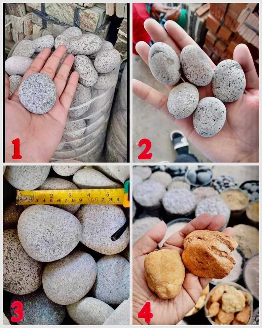 Pebbles and bricks pavers garden stone on Carousell