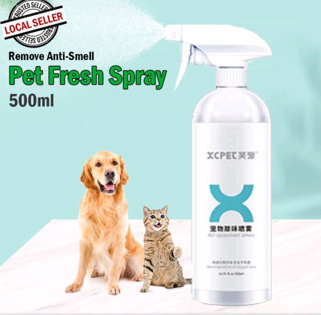 Pet deodorant spray Pet fresh spray dog cat remove odour, Pet Supplies ...