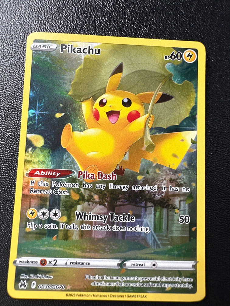 Pikachu full art, Hobbies & Toys, Toys & Games on Carousell